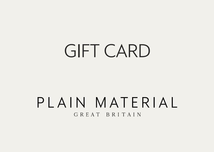 Plain Material Gift Card